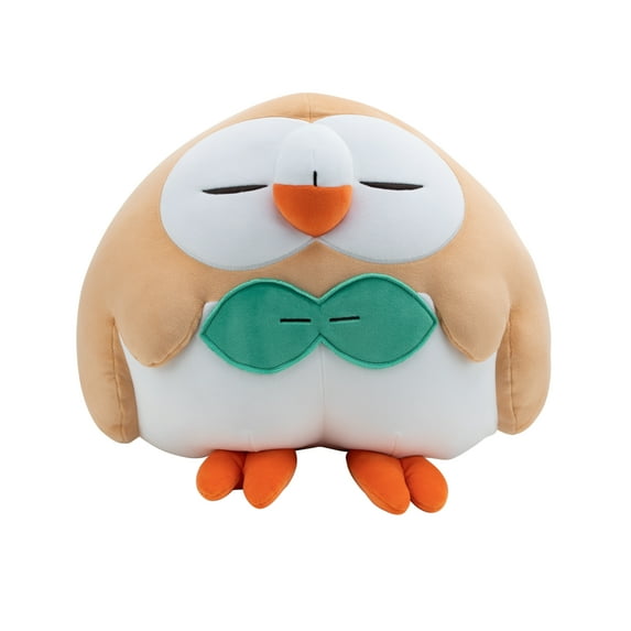 Pokemon Rowlet Sleeping Plush - 18 inch Premium Plush in Sleeping Pose ...