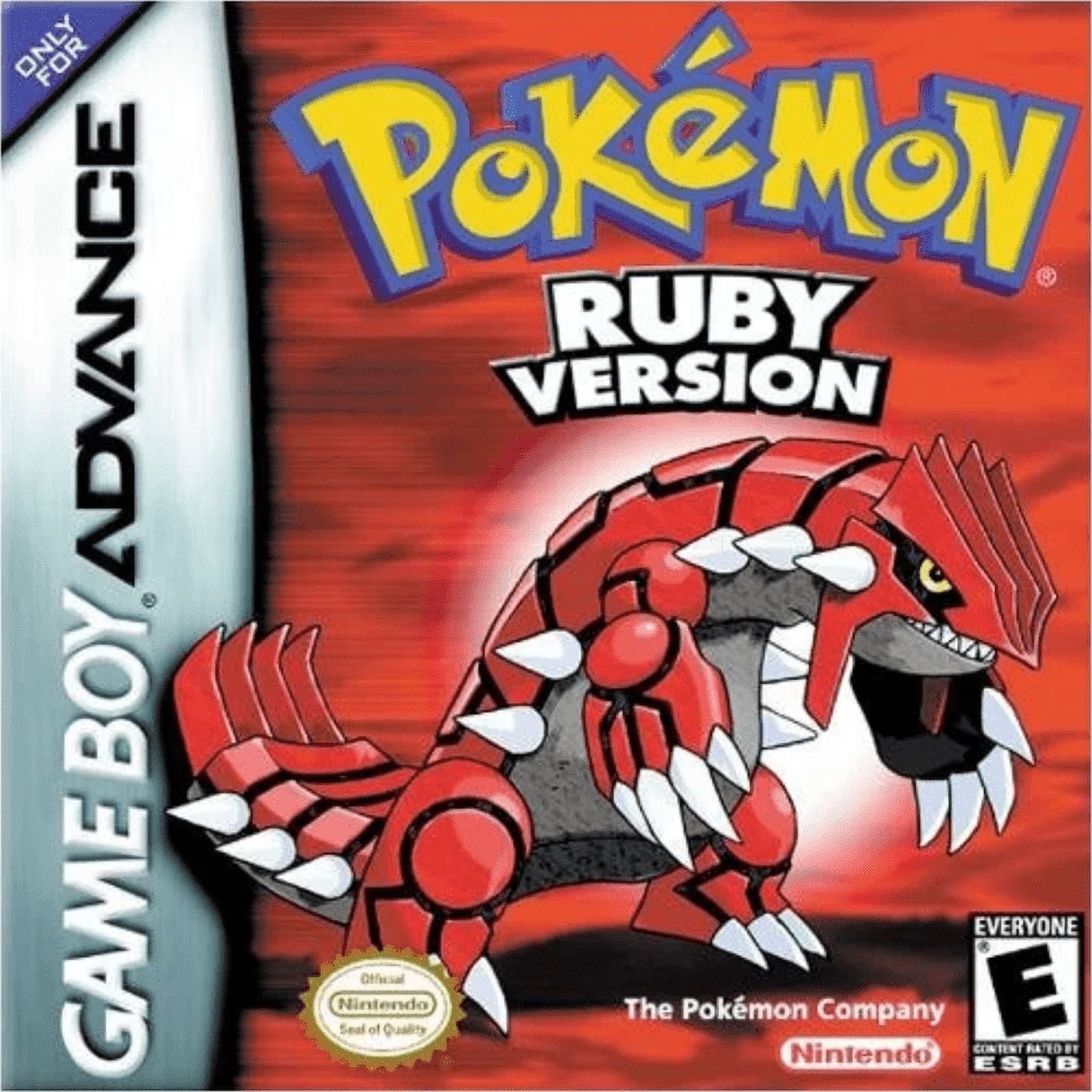 Pokemon Ruby Edition -Game Boy Advance US Game Cartridge - Walmart.com