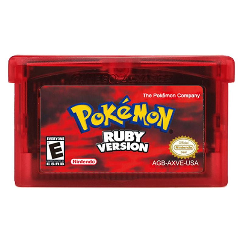 Pokemon Ruby Game Boy Advance Game Cartridge for GBA/GBASP/GB/GBC/NDS ...
