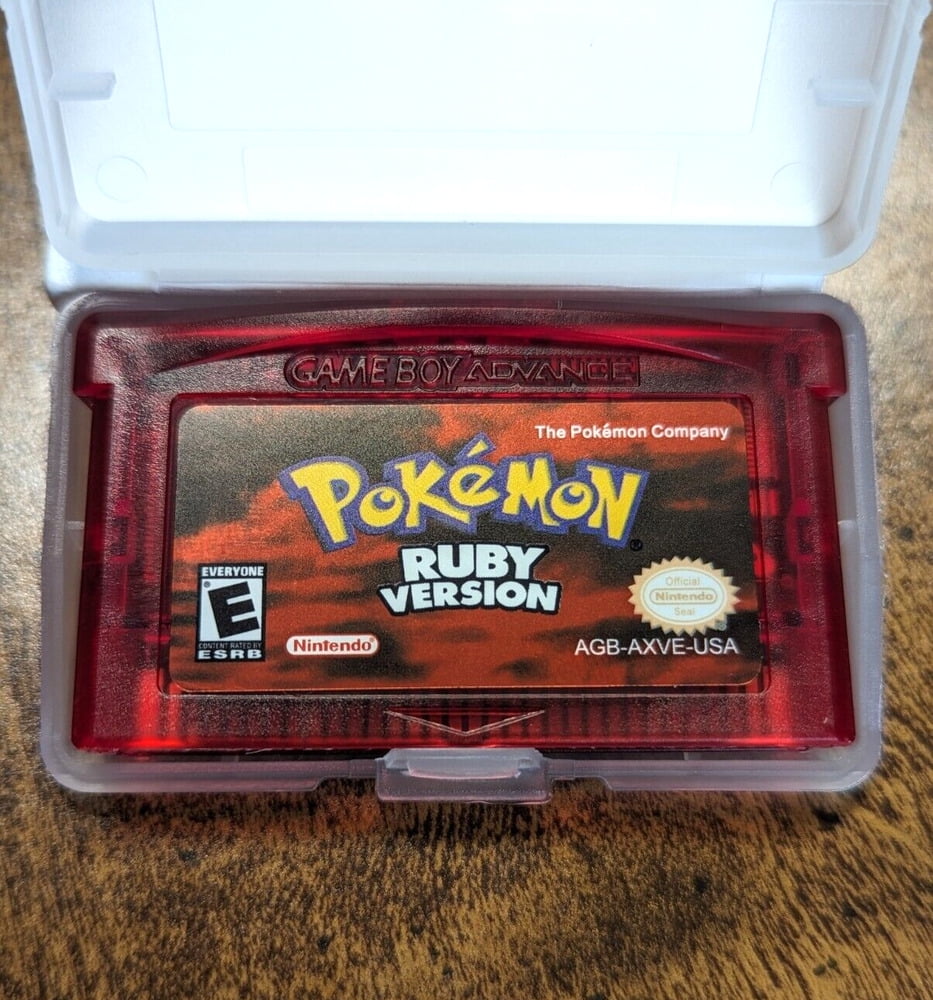 Pokemon Ruby version Gameboy Advance GBA Game- - Walmart.com