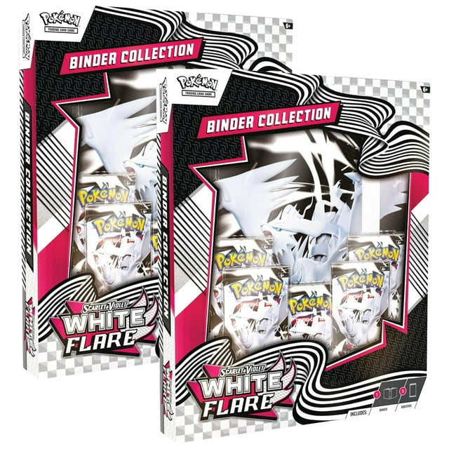 Pokemon SV10.5 White Flare Binder Collection 2-Pack - Walmart Business ...