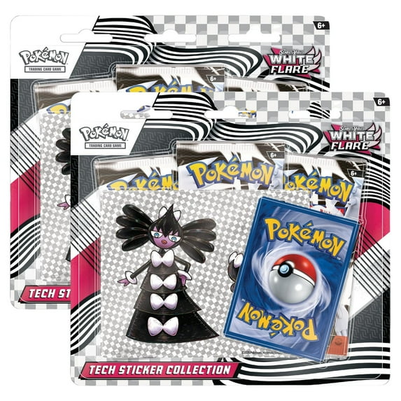 Pokemon SV10.5 White Flare Sticker Collection 2-Pack - Walmart.com