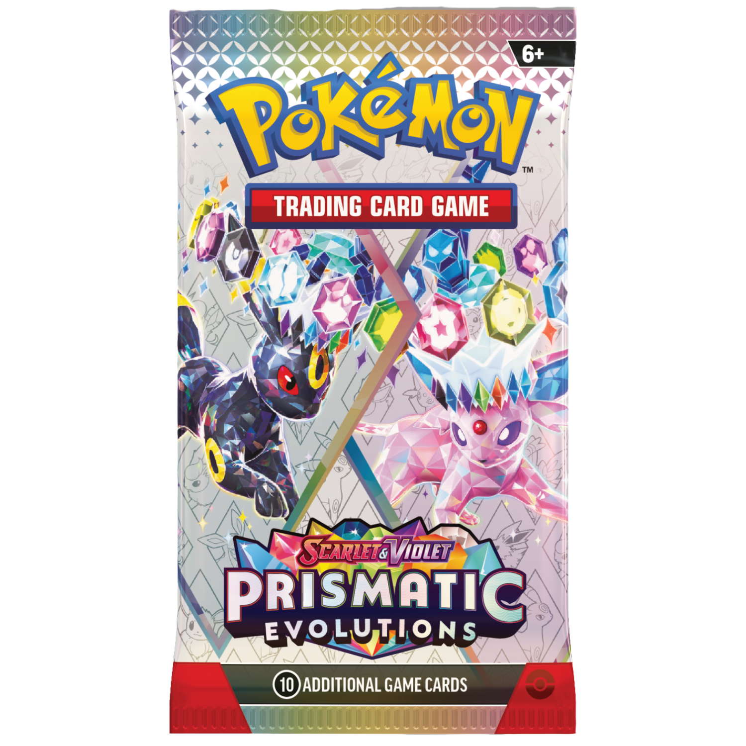 Pokemon SV8.5 Scarlet and Violet Prismatic Evolutions Booster Pack | Espeon and Umbreon ...