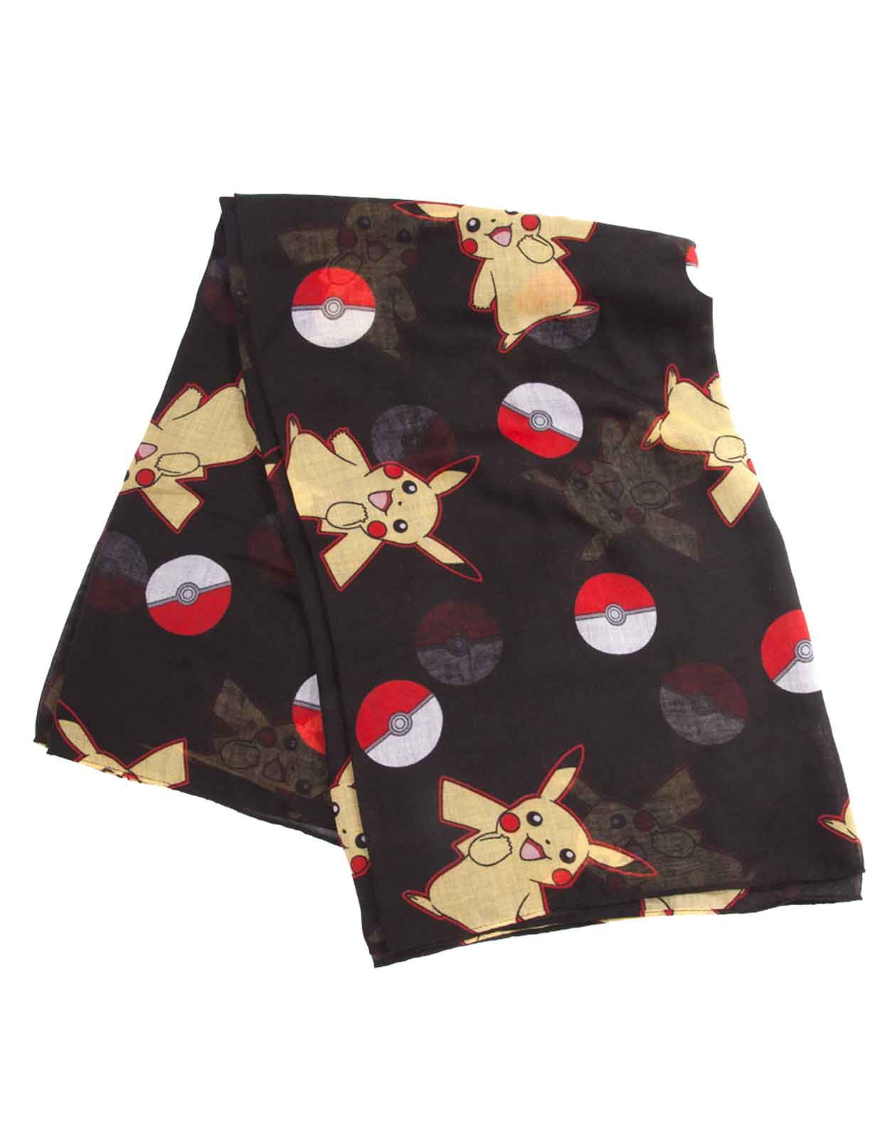 Pokemon Scarf Poke Ball And Pikachu fashion new Official Nintendo ...