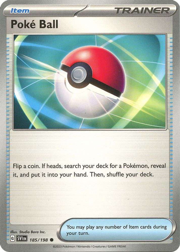 Pokemon Scarlet & Violet Base Set Common Poke Ball #185 - Walmart.com