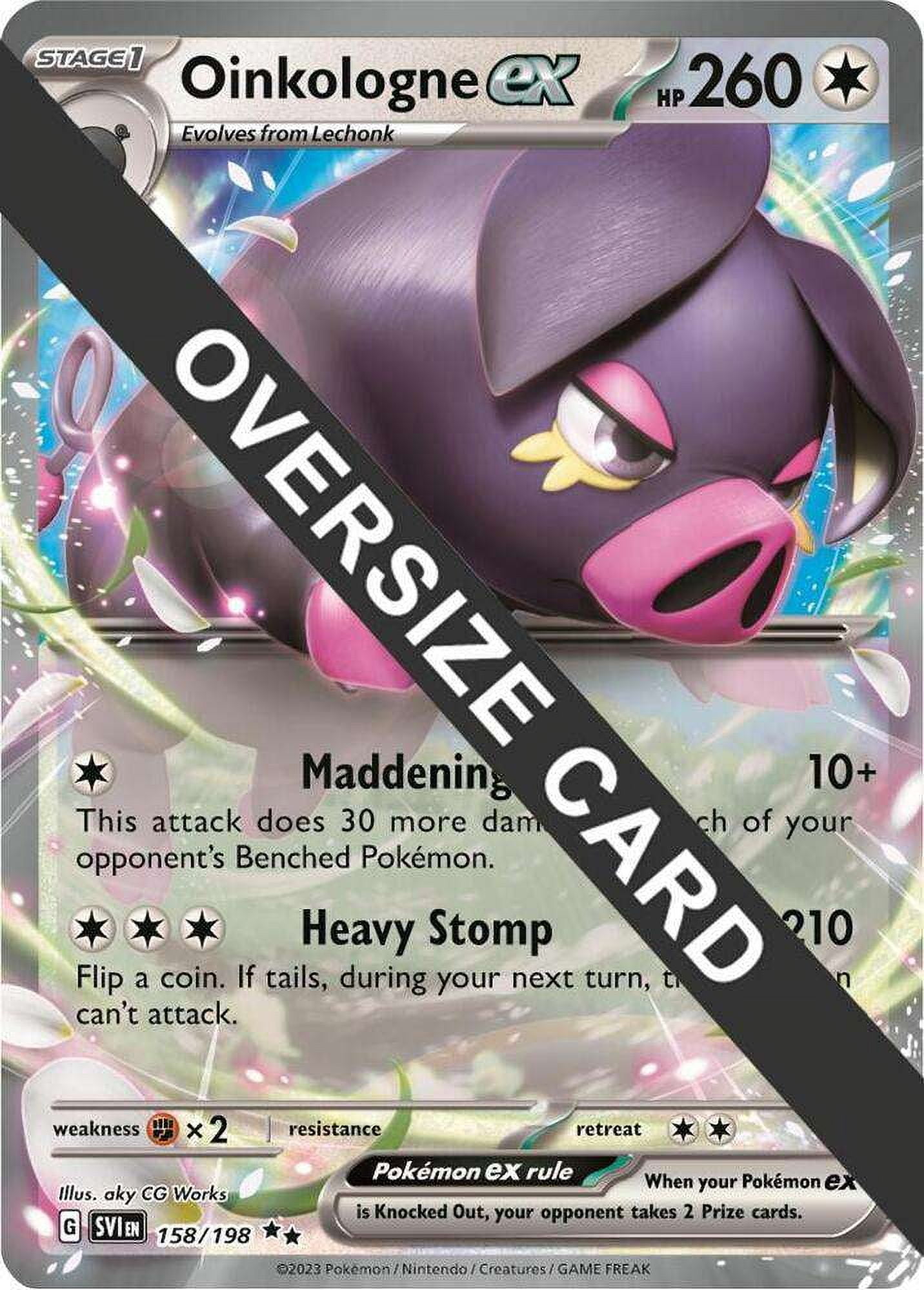 Pokemon Scarlet & Violet Base Set Double Rare Oinkologne ex #158 ...