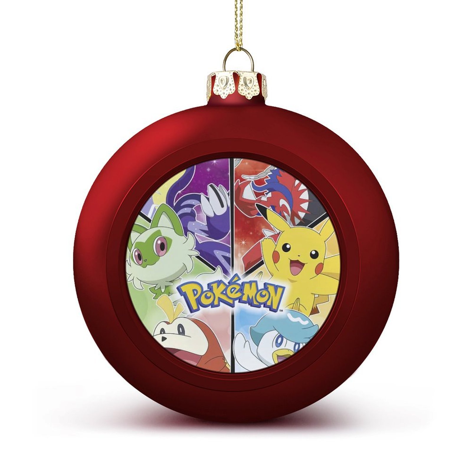 Pokemon - (Scarlet & Violet - Character Montage) Christmas Large Ball ...