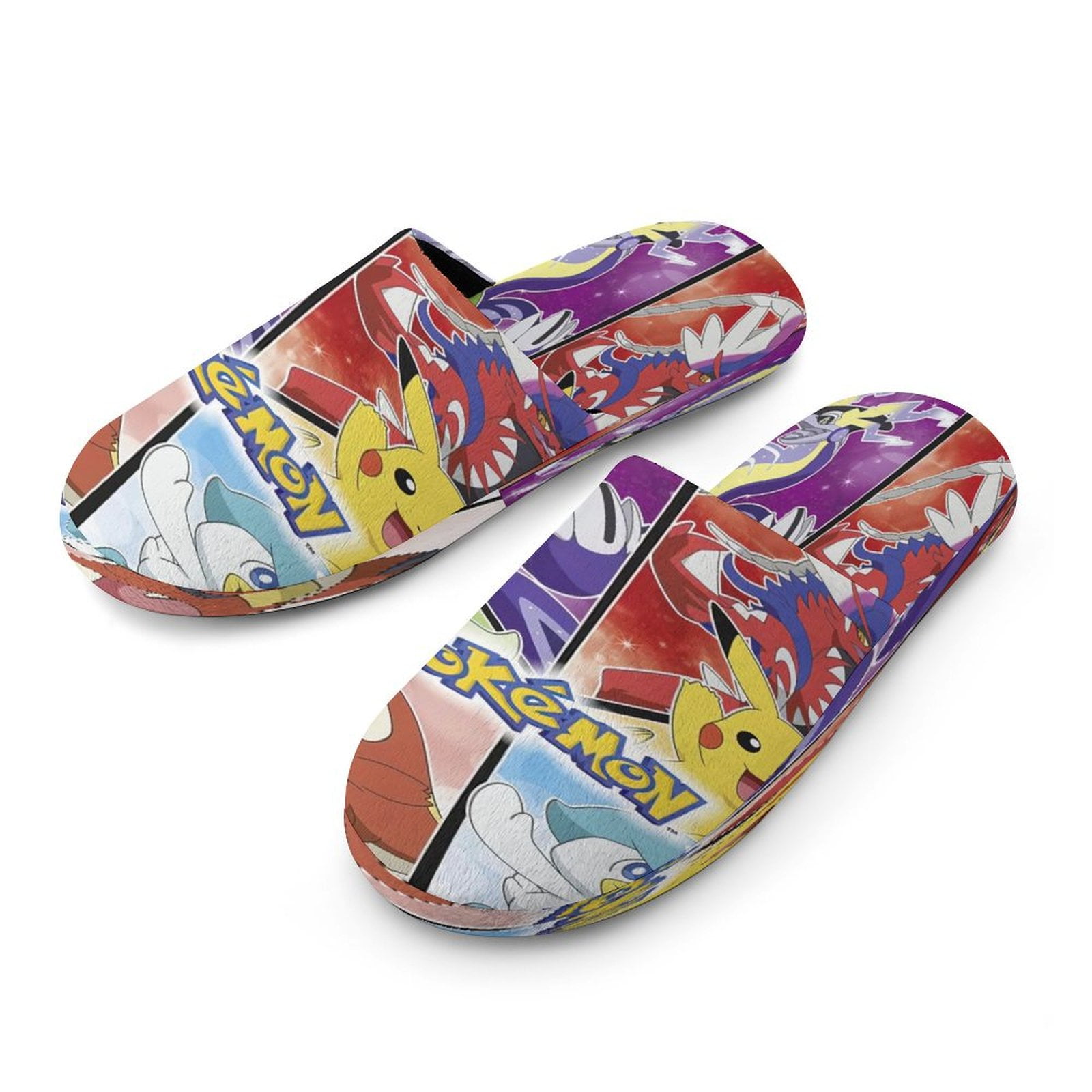 Pokemon - (Scarlet & Violet - Character Montage) Slippers for Women ...