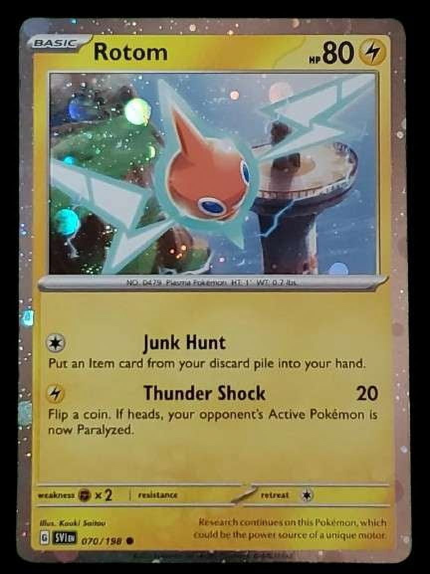 Pokemon Scarlet & Violet Cosmos Holo Rotom #070 - Walmart.com