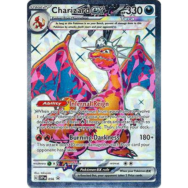 Pokemon Scarlet & Violet Obsidian Flames Promo Holo Charizard #056 ...