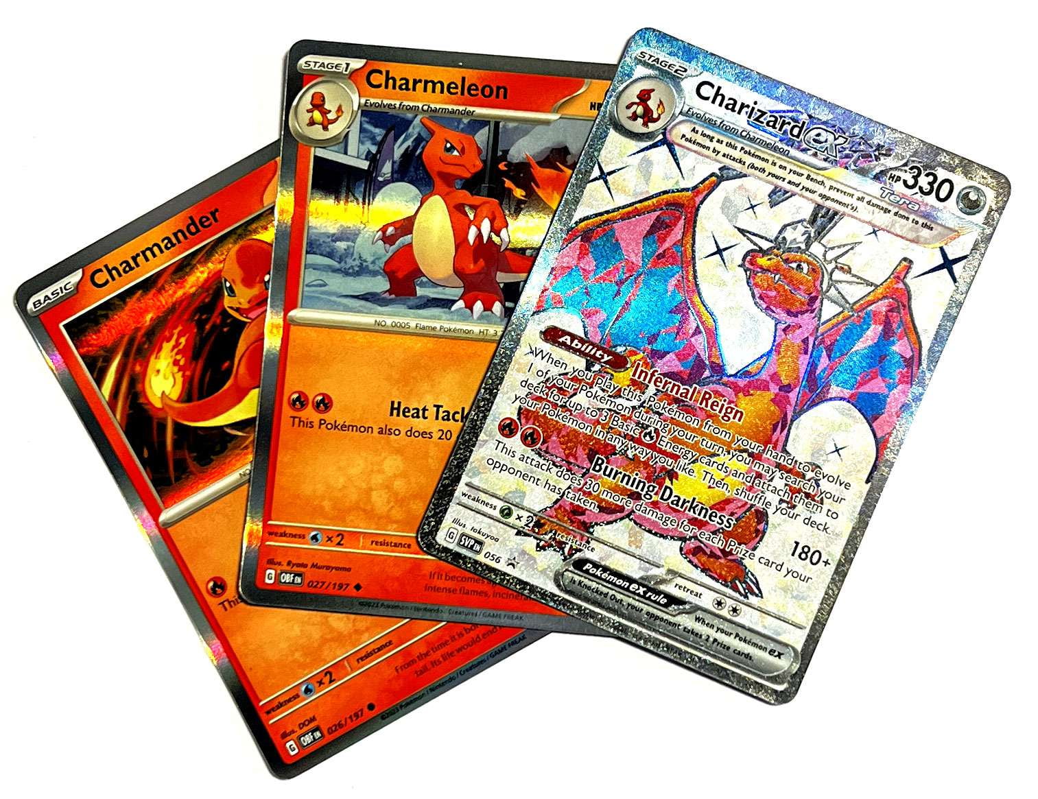 Pokemon Scarlet Violet Obsidian Flames Tera Charizard Evolution Card ...