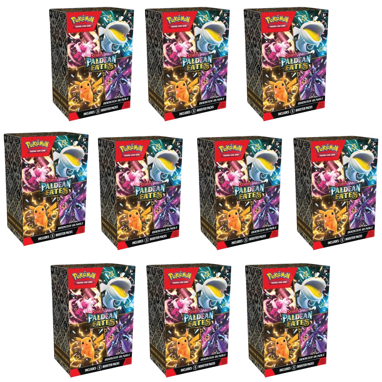 Pokemon Scarlet & Violet Paldean Fates Booster Bundle (10-Pack ...