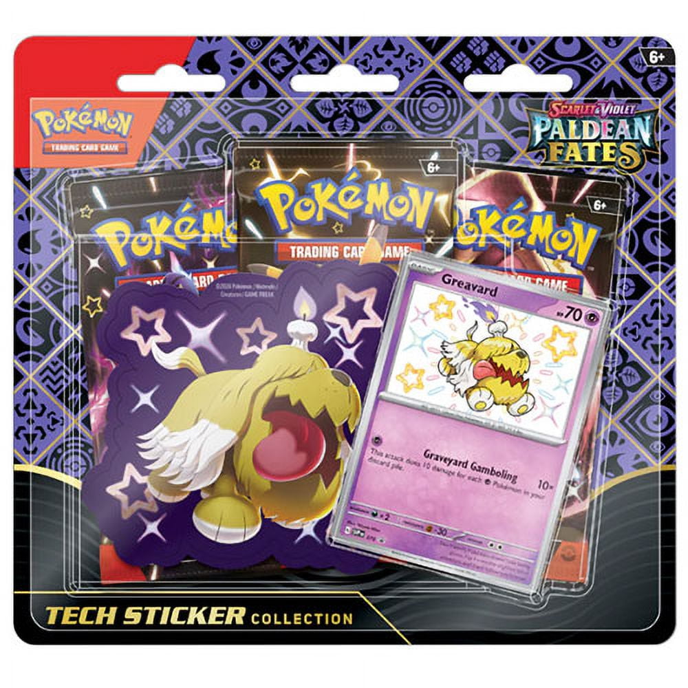 Pokemon Scarlet & Violet Paldean Fates - SHINY GREAVARD TECH STICKER ...