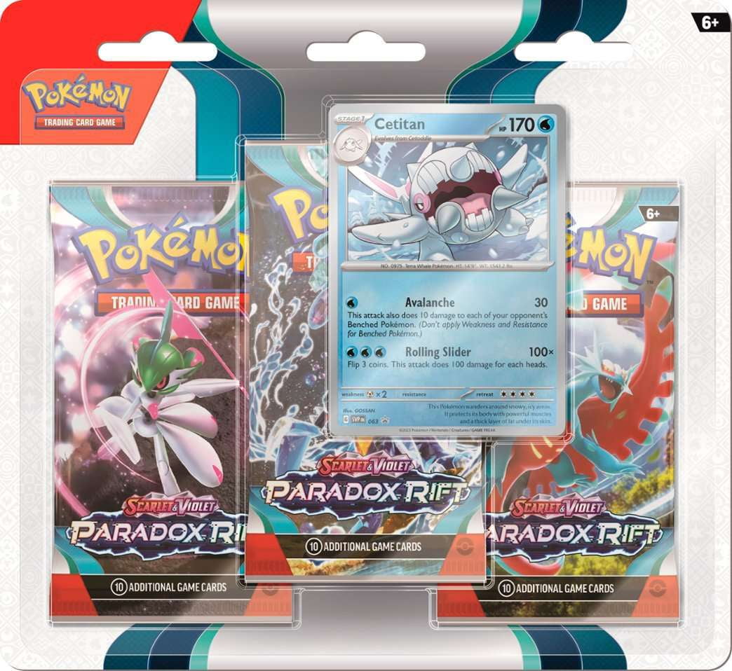 Pokemon Scarlet & Violet Paradox Rift Cetitan Special Edition (3 ...