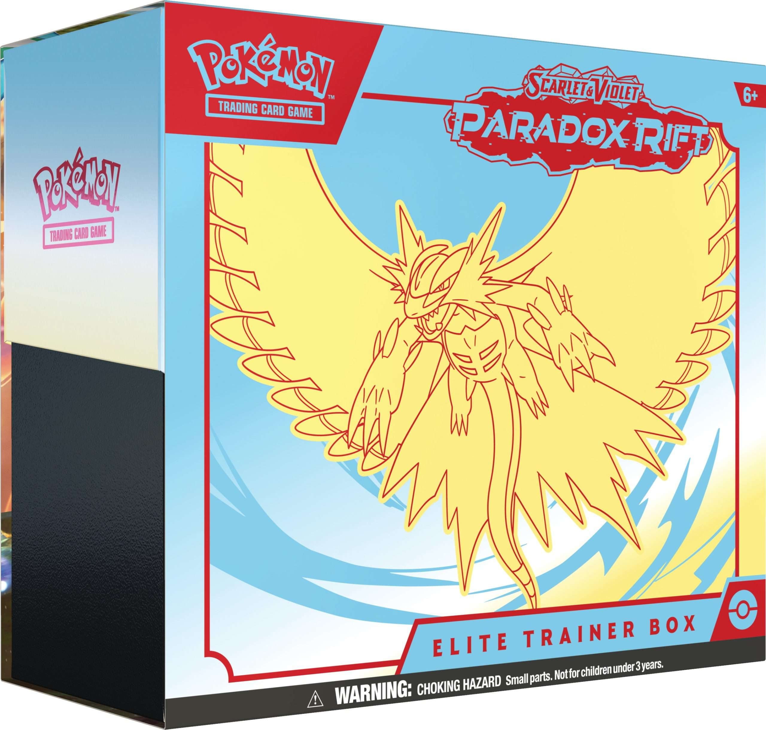 Pokemon Scarlet & Violet Paradox Rift ROARING MOON Elite Trainer Box (9 ...