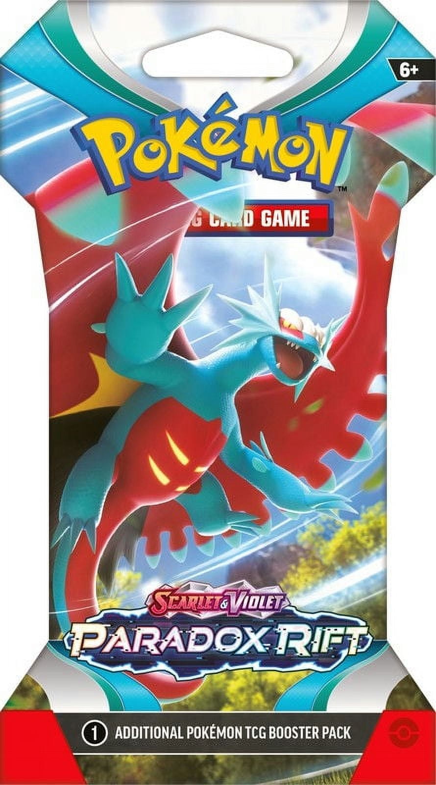 Pokemon Scarlet & Violet Paradox Rift Sleeved Booster | Roaring Moon ...