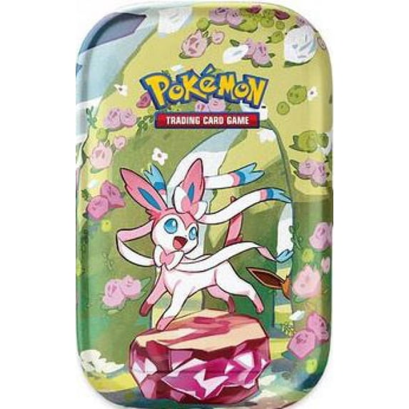 Pokemon Scarlet & Violet Prismatic Evolutions Sylveon Mini Tin (2 ...