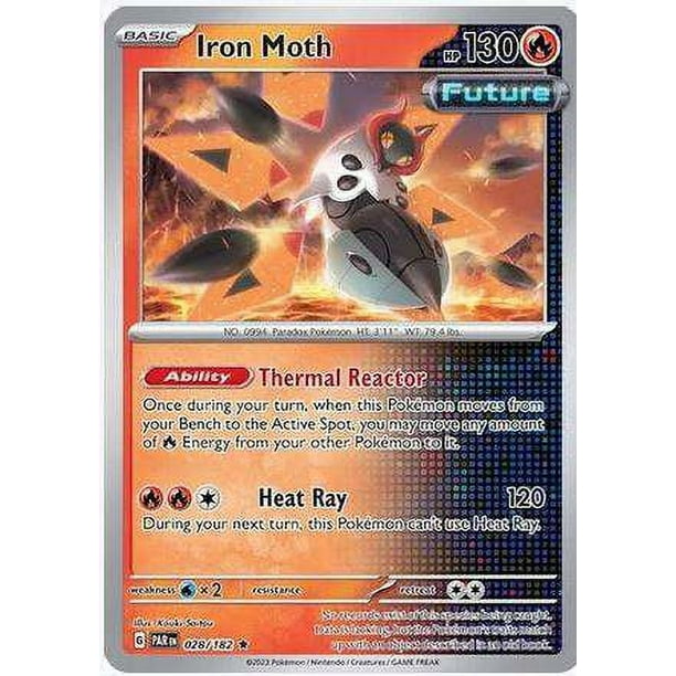 Pokemon Scarlet & Violet Promo Iron Moth #028 - Walmart Business Supplies