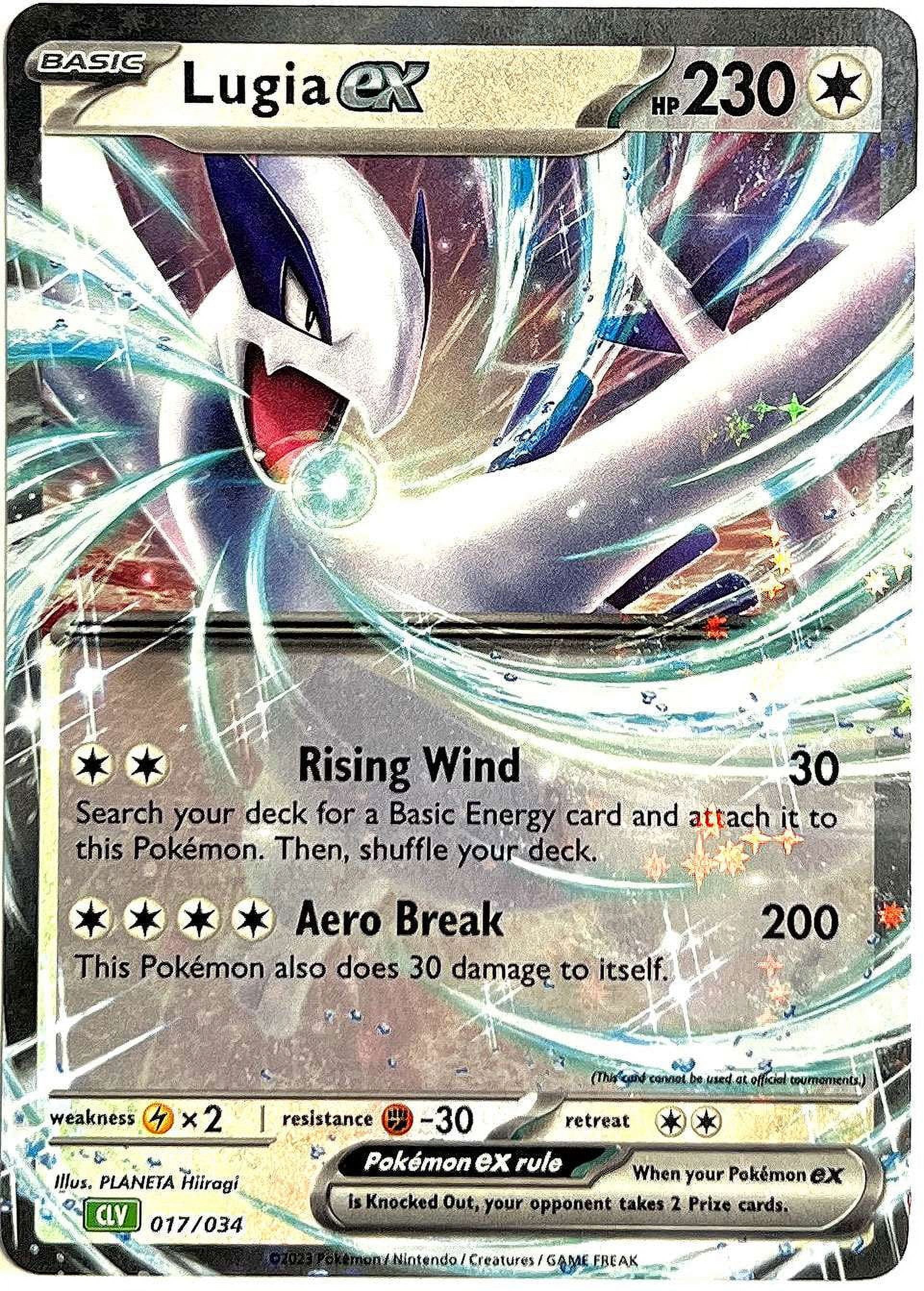 Pokemon Scarlet & Violet Promo Lugia ex #017 (Oversized) - Walmart.com