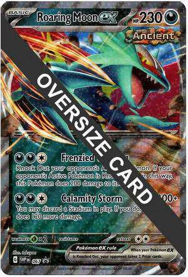 Pokemon Scarlet & Violet Promo Roaring Moon ex SVP-067 (Oversized Card ...