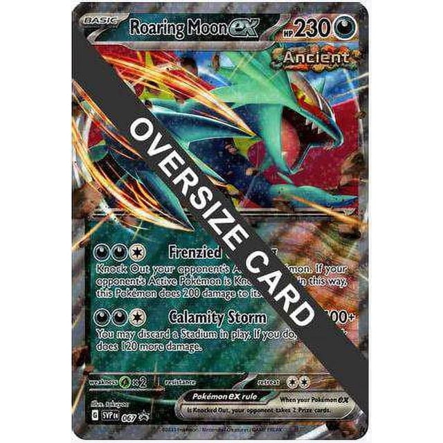 Pokemon Scarlet & Violet Promo Roaring Moon ex SVP-067 (Oversized Card ...