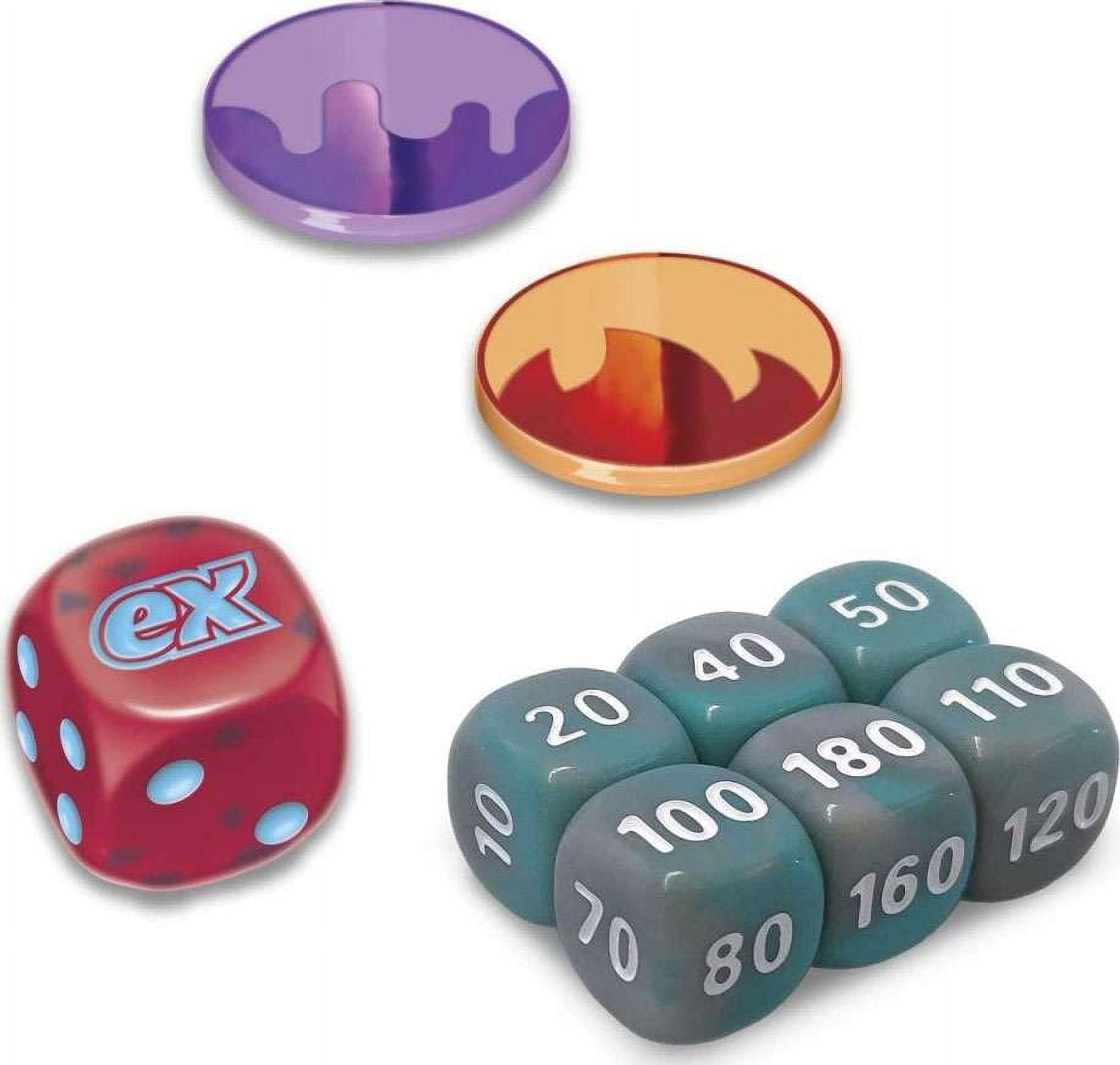 Pokemon Scarlet & Violet Roaring Moon Damage Counter Dice, Coin-Flip ...