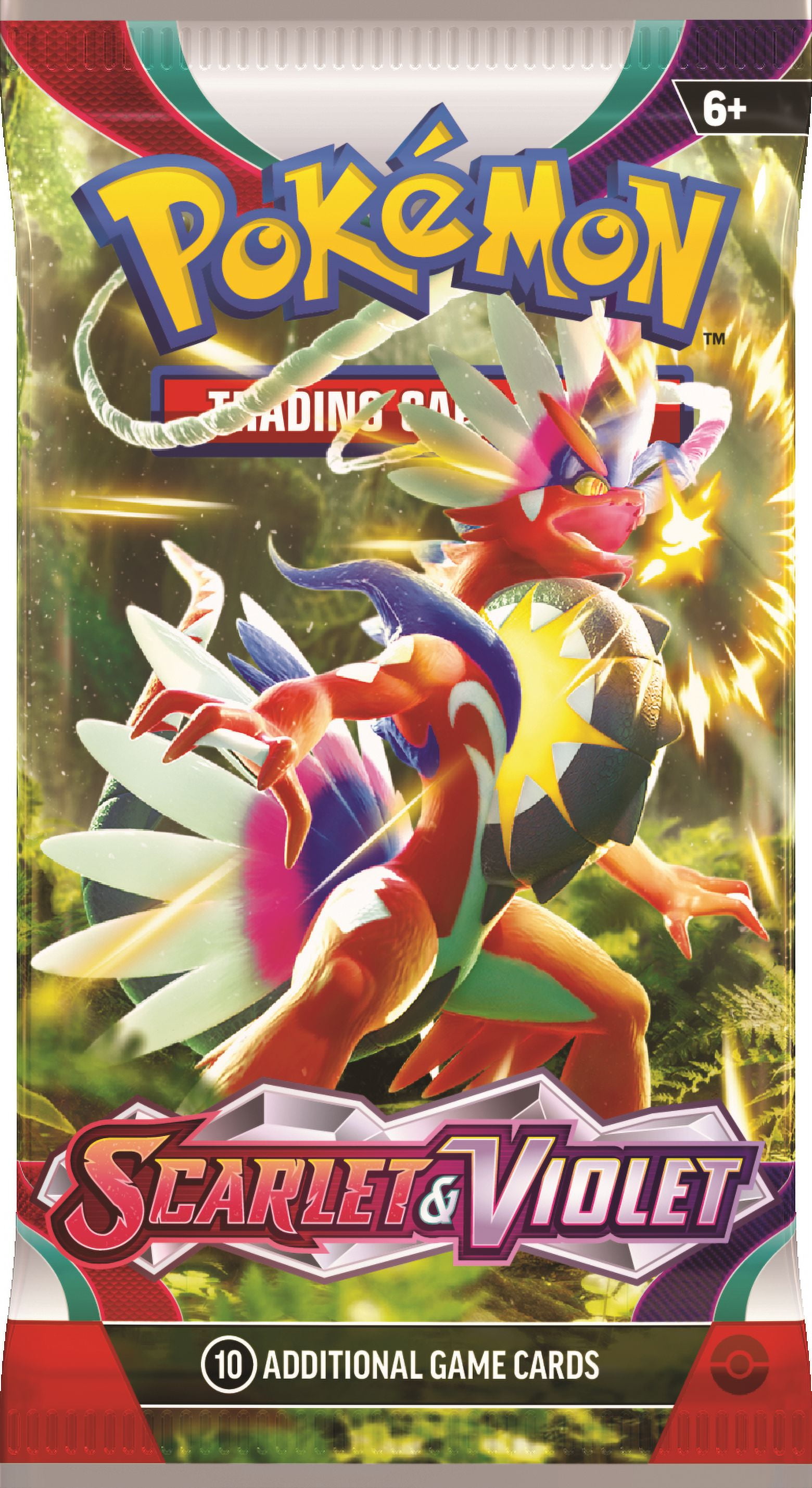 Pokemon Scarlet & Violet (SV1) Booster Pack | Koraidon - Walmart.com