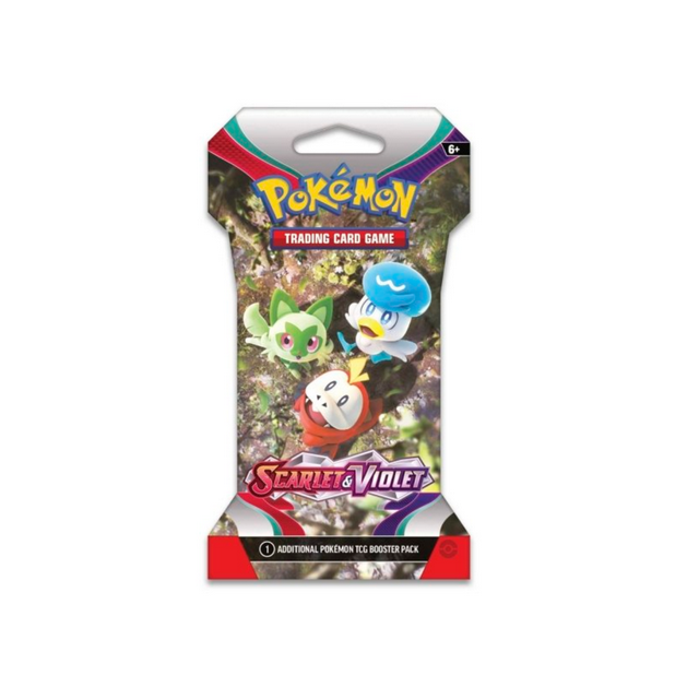 Pokemon Scarlet & Violet Sleeved Booster | Sprigatito, Fuecoco, and ...