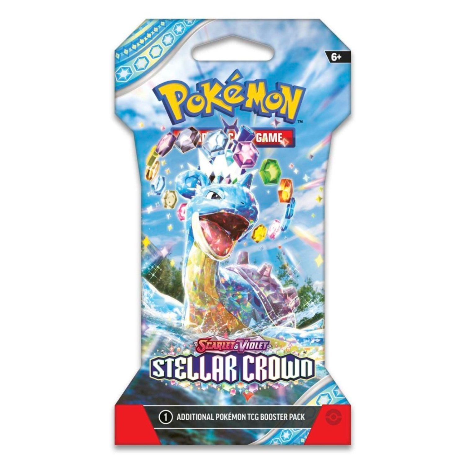 Pokemon Scarlet & Violet Stellar Crown Sleeved Booster | Lapras ...