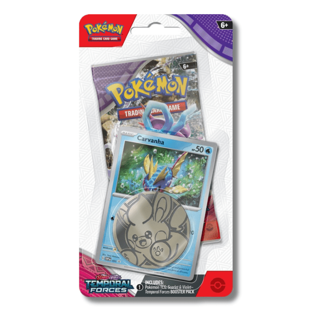 Pokemon Scarlet & Violet Temporal Forces Checklane Blister | Carvanha ...