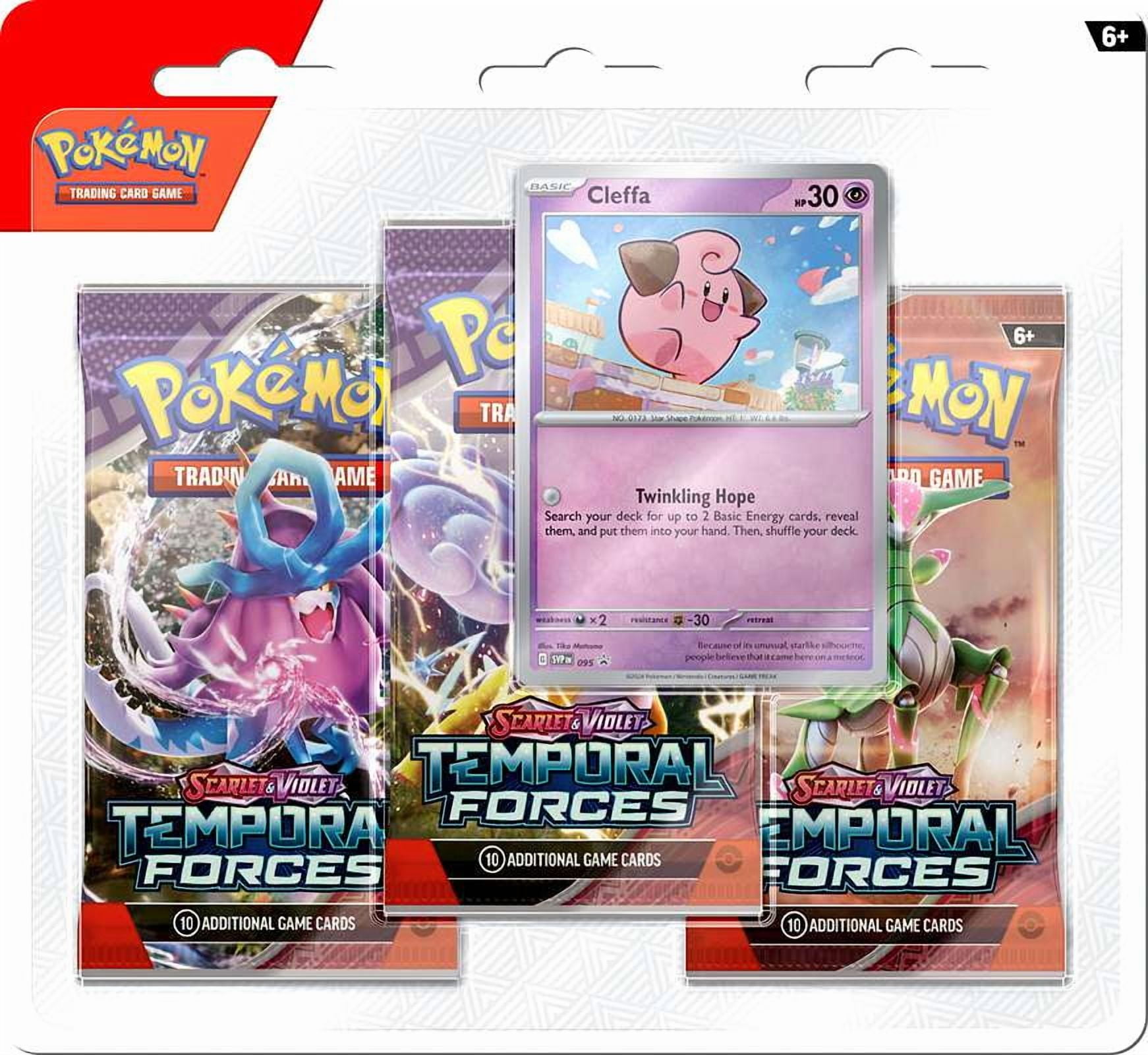 Pokemon Scarlet & Violet Temporal Forces Cleffa Special Edition (3 ...