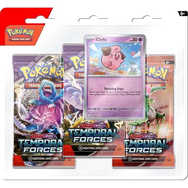 Pokemon Scarlet & Violet Temporal Forces Cleffa Special Edition (3 ...