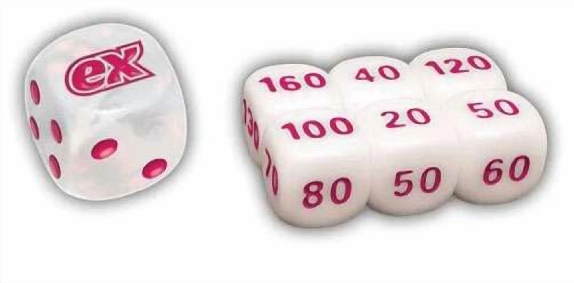 Pokemon Scarlet & Violet White Flare Damage Counter Dice, Coin-Flip Die ...