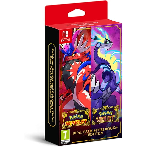 Pokemon Scarlet and Violet SteelBook Edition, Dual Pack, Nintendo ...