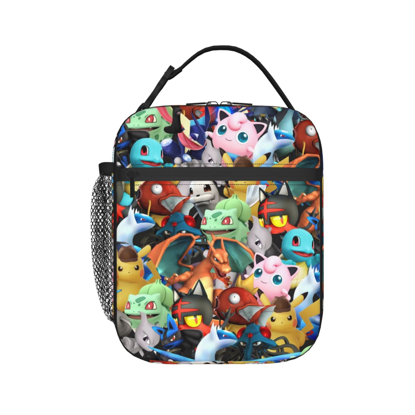 Pokemon Seamless Cartoon Lunch Box for Women & Men Adult Insulated ...