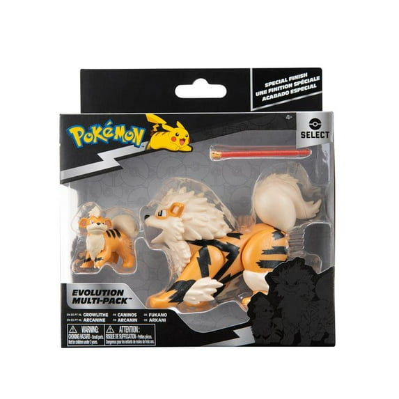 Pokemon Select Evolution Figures, Arcanie, and Growlithe - Walmart.com