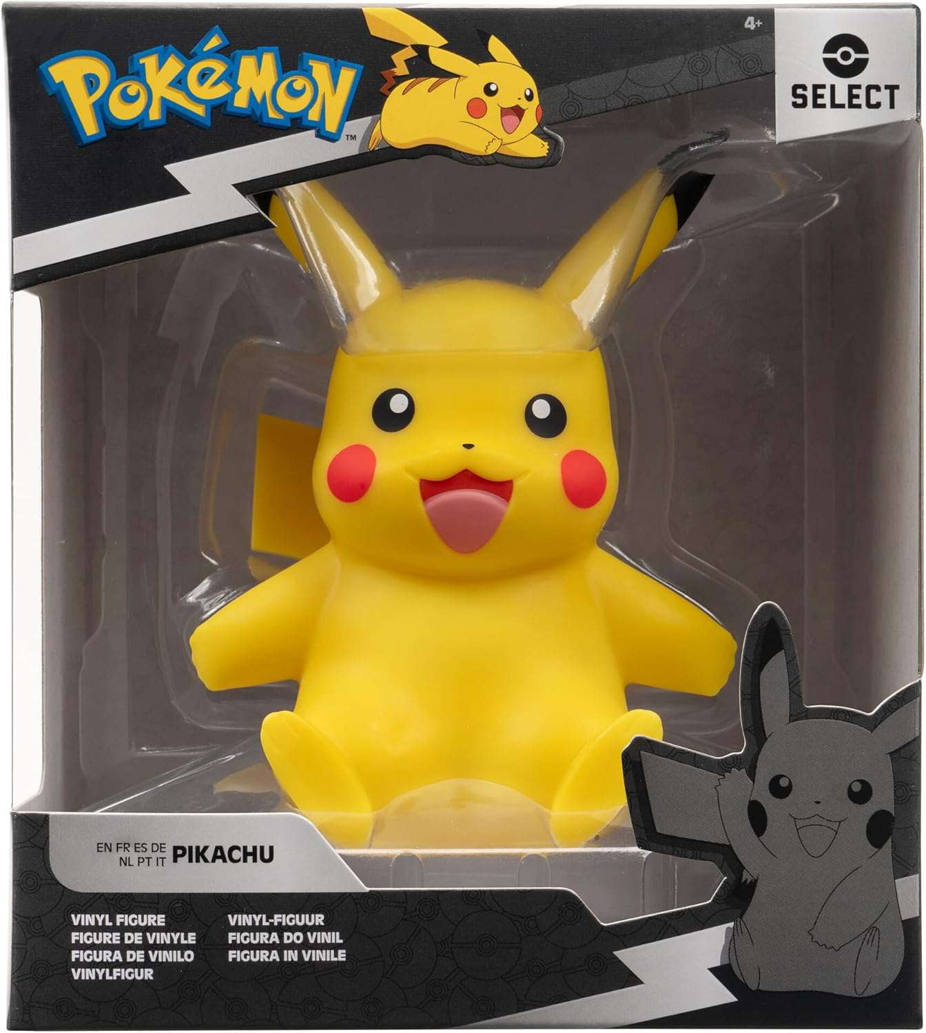 Pokemon - 4 inch Pikachu Select Vinyl Figure - Walmart.com