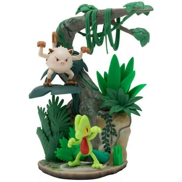Jazwares Pokemon Select Series Mankey and Treecko Wild Jungle ...
