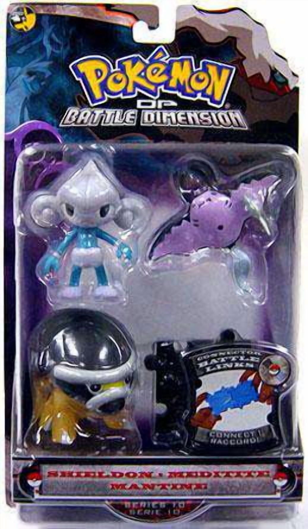 Pokemon Series 10 Shieldon, Meditite & Mantine Figure 3-Pack - Walmart.com