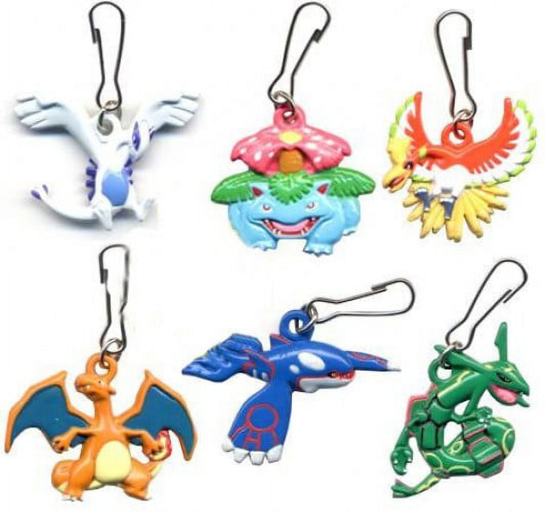 Pokemon Set of 8 Metal Keychain Mini Dangler Figures - Walmart.com