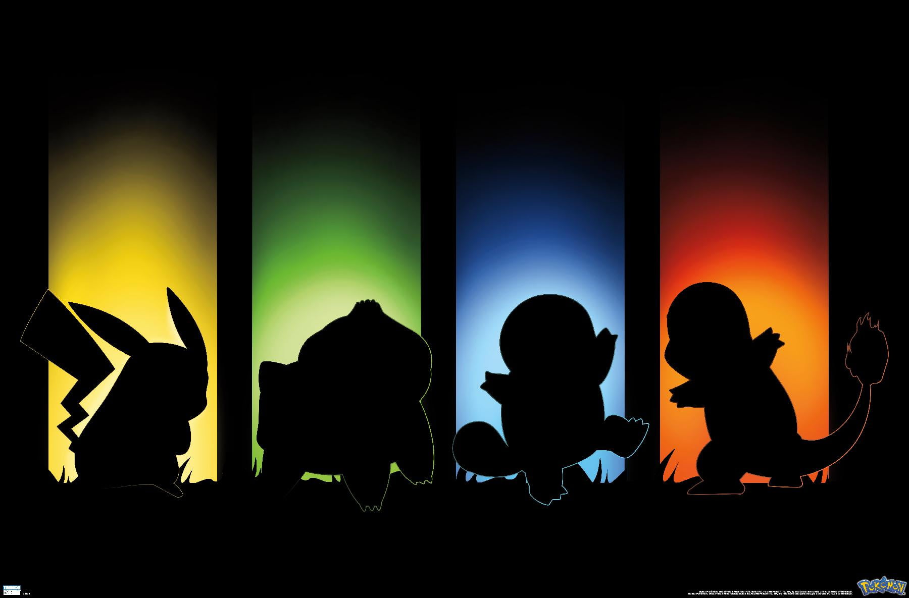 Pokemon - Shadows Wall Poster, 14.725" x 22.375" - Walmart.com