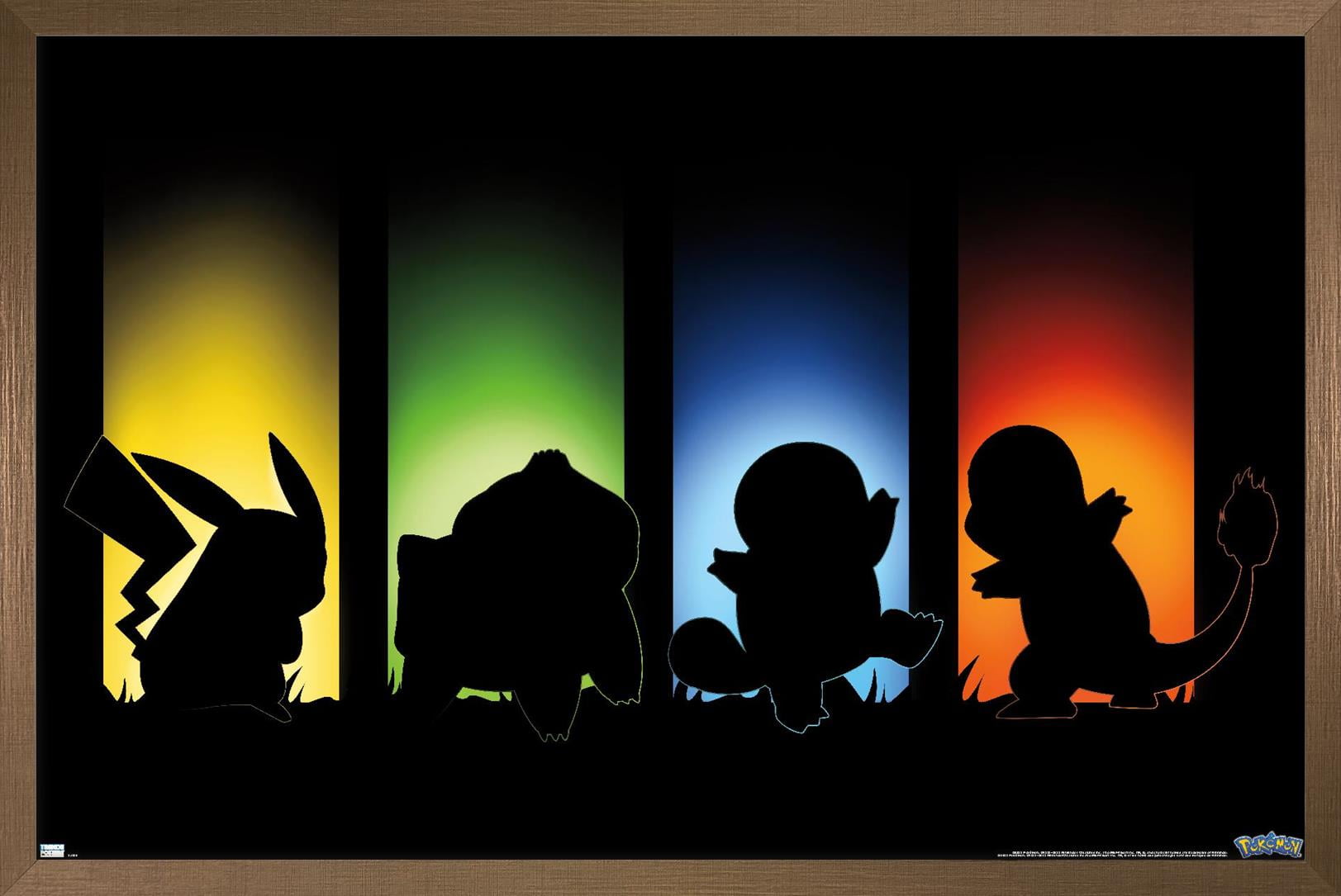 Pokemon - Shadows Wall Poster, 22.375" x 34" Framed - Walmart.com