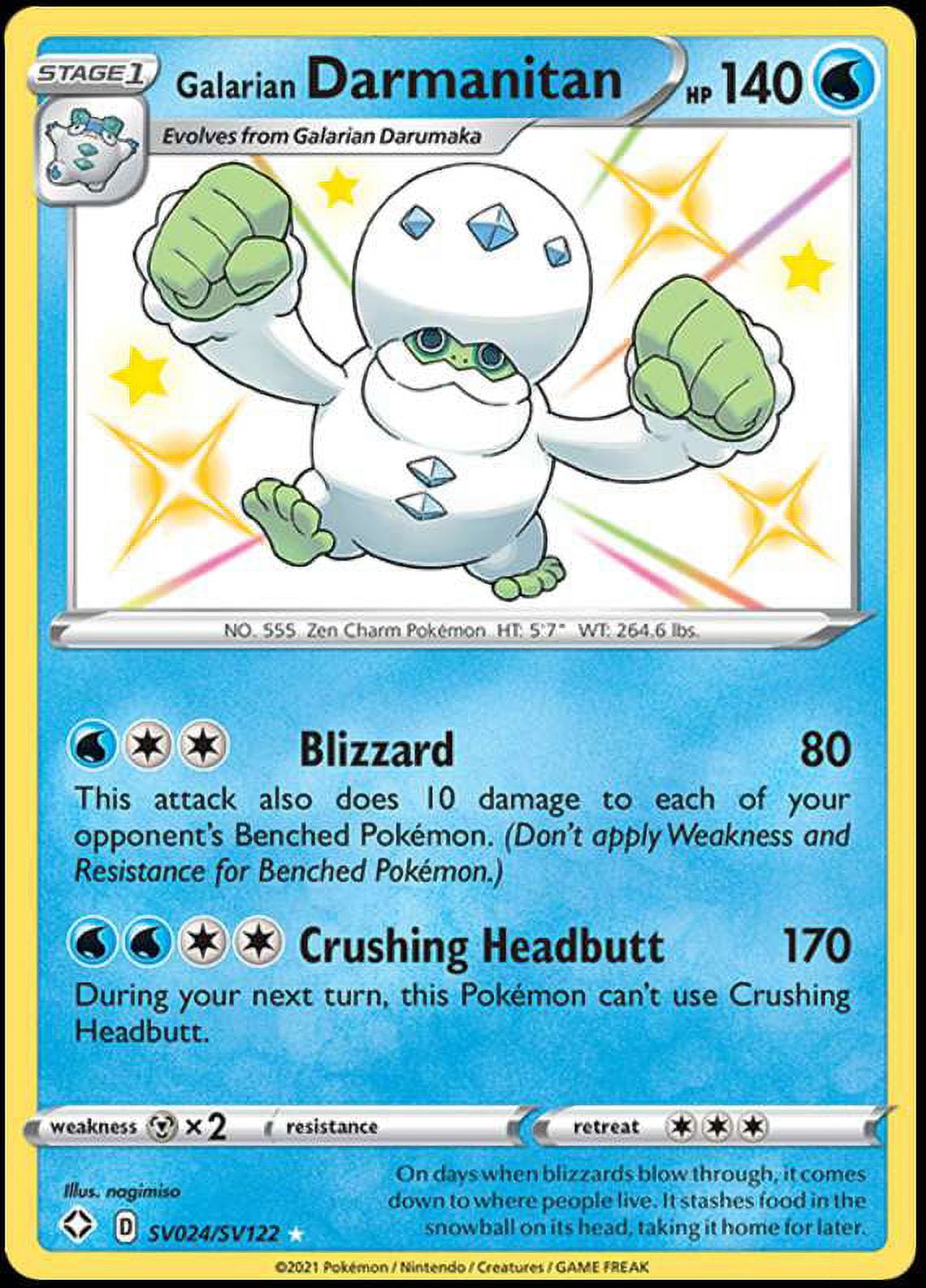 Darmanitan Pokemon Card