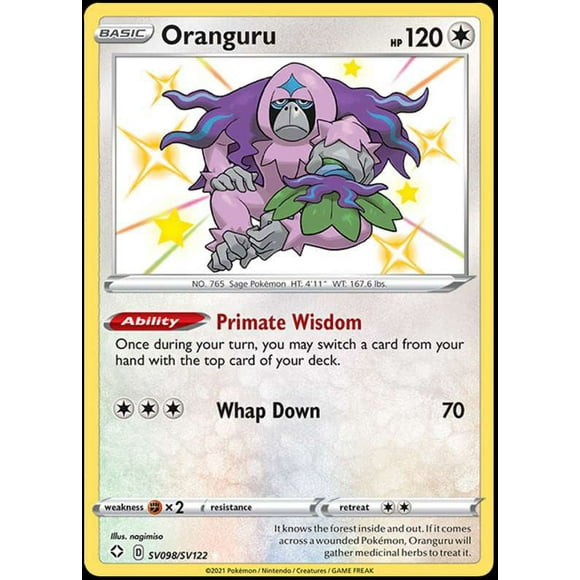 Oranguru Pokemon Card