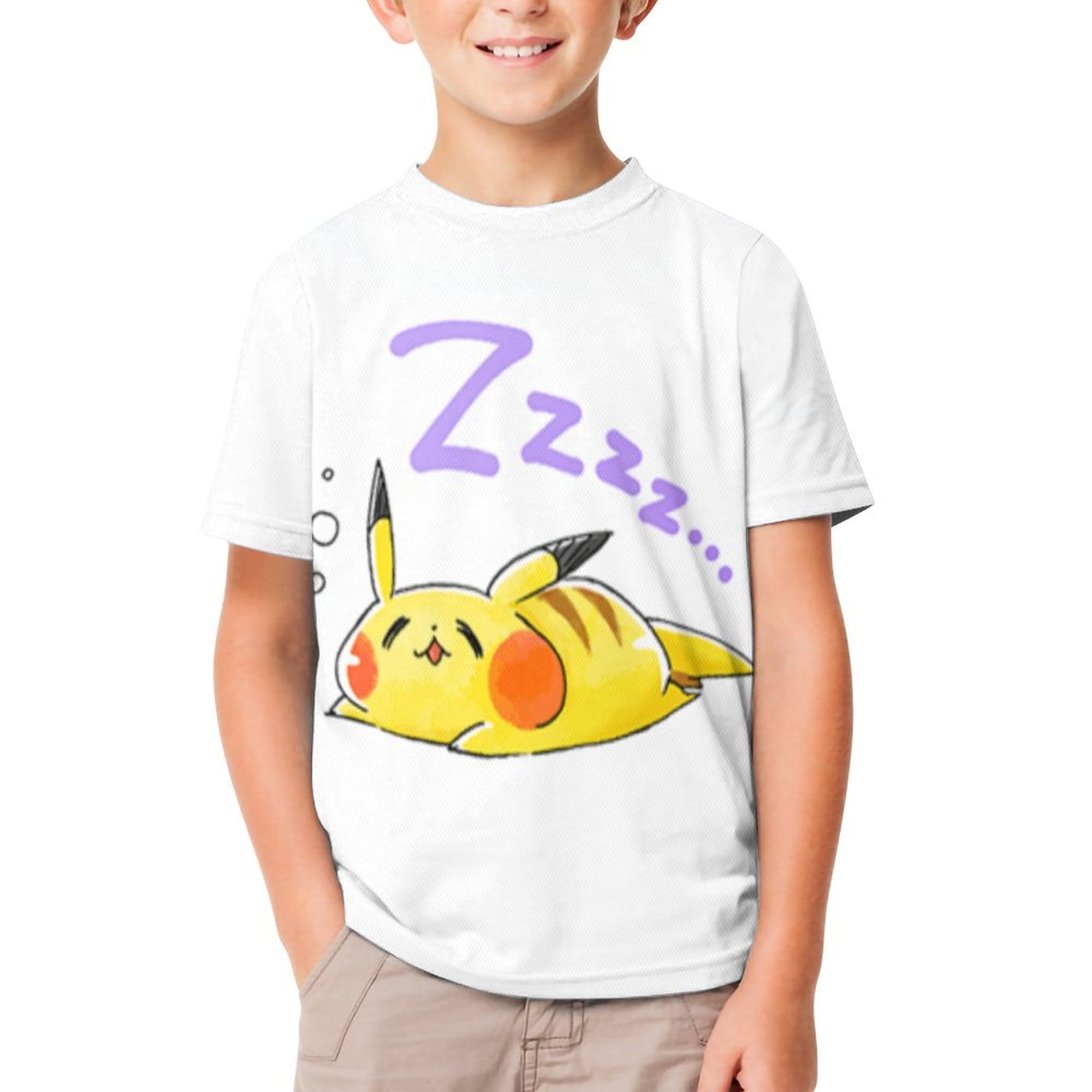 Pokemon Shirt for Girls Graphic Tees Boys Short Sleeve Crewneck Tops ...