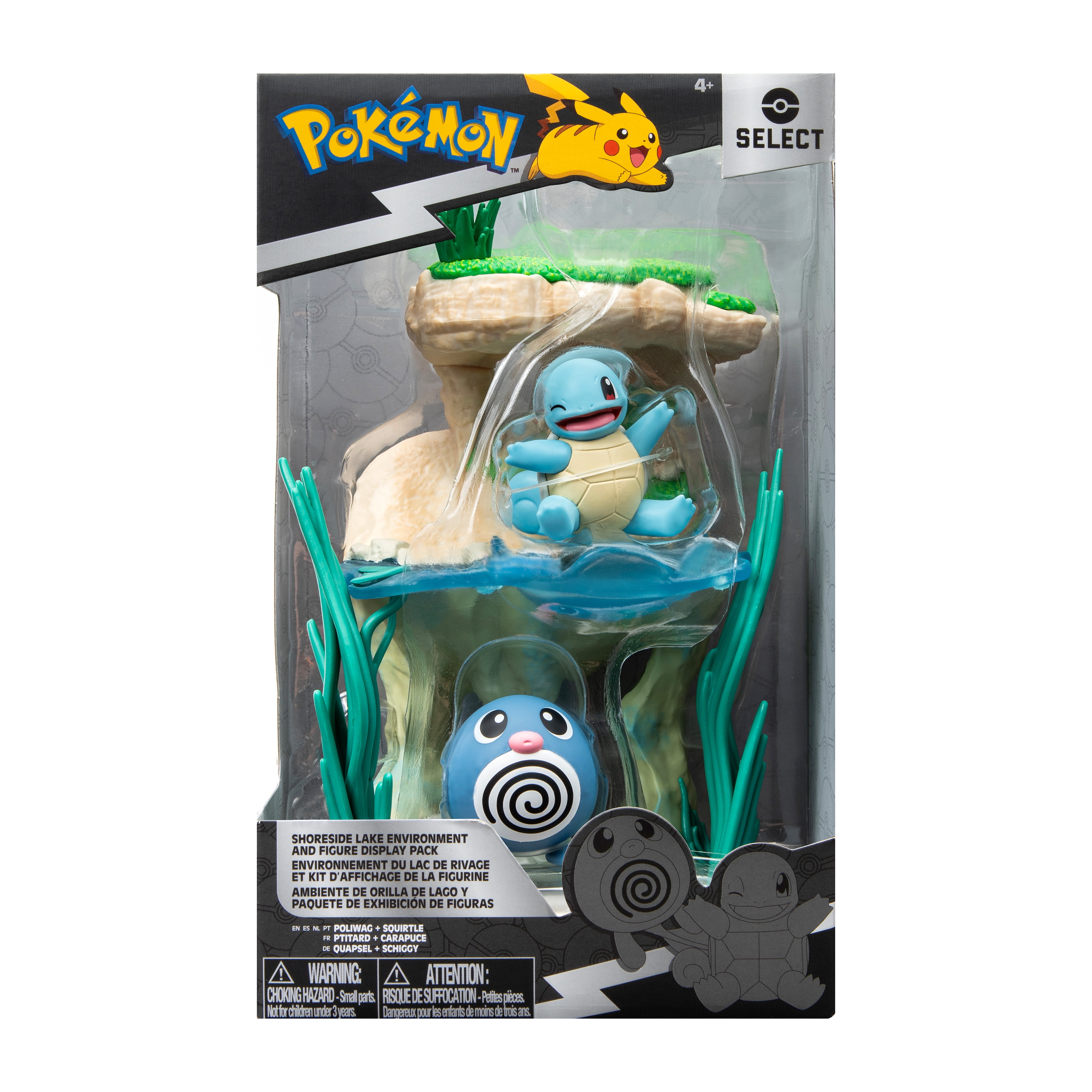 Pokemon Shoreside Lake Environment - 6-inch Multi-Level Display Set ...