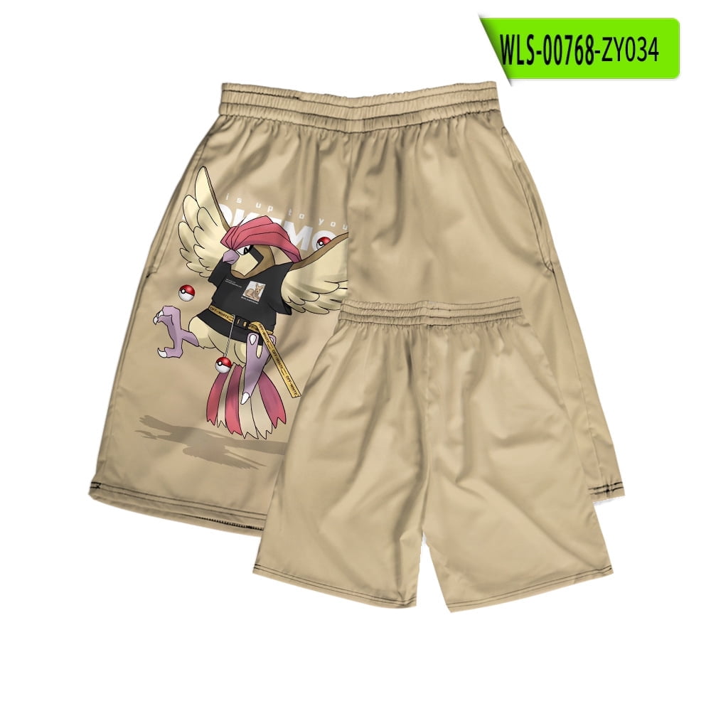 Pokemon Shorts for Mens/Womens/Boys/Girls/Kids/Teens/Toddler Summer ...