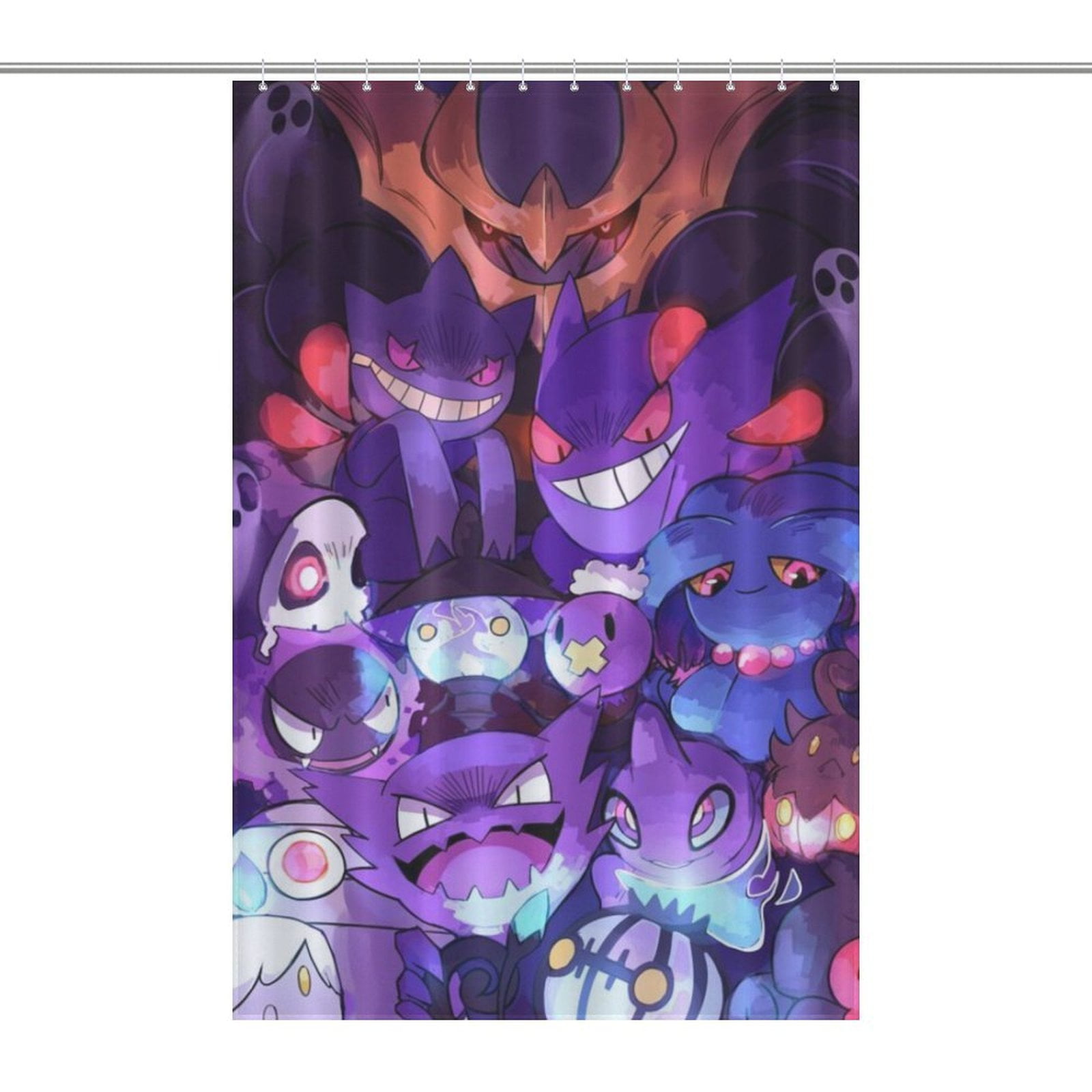 Pokemon Shower Curtain Anime Room Decor Pokemon Merch - Walmart.com