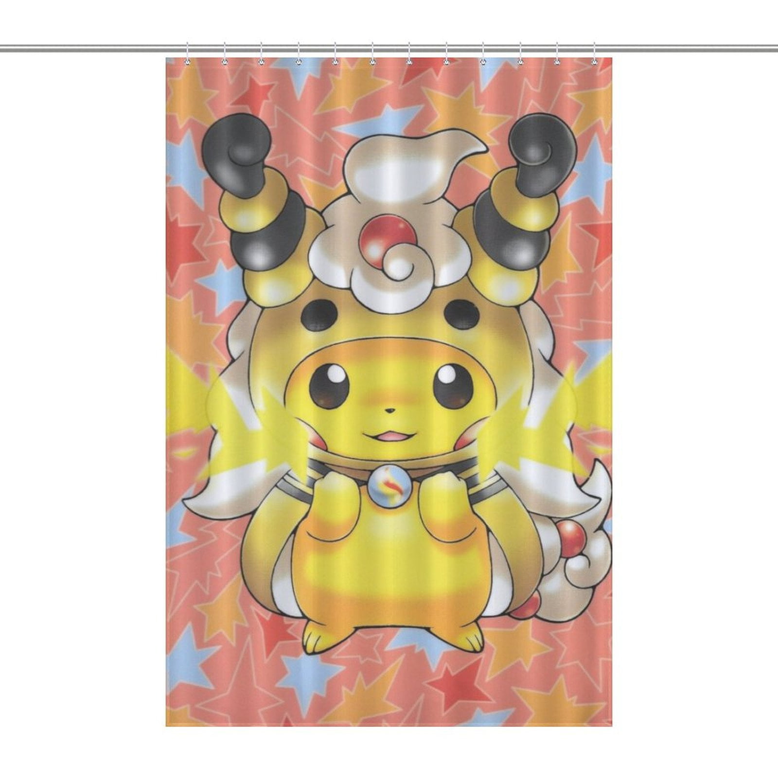 Pokemon Shower Curtain Anime Room Decor Pokemon Merch - Walmart.com