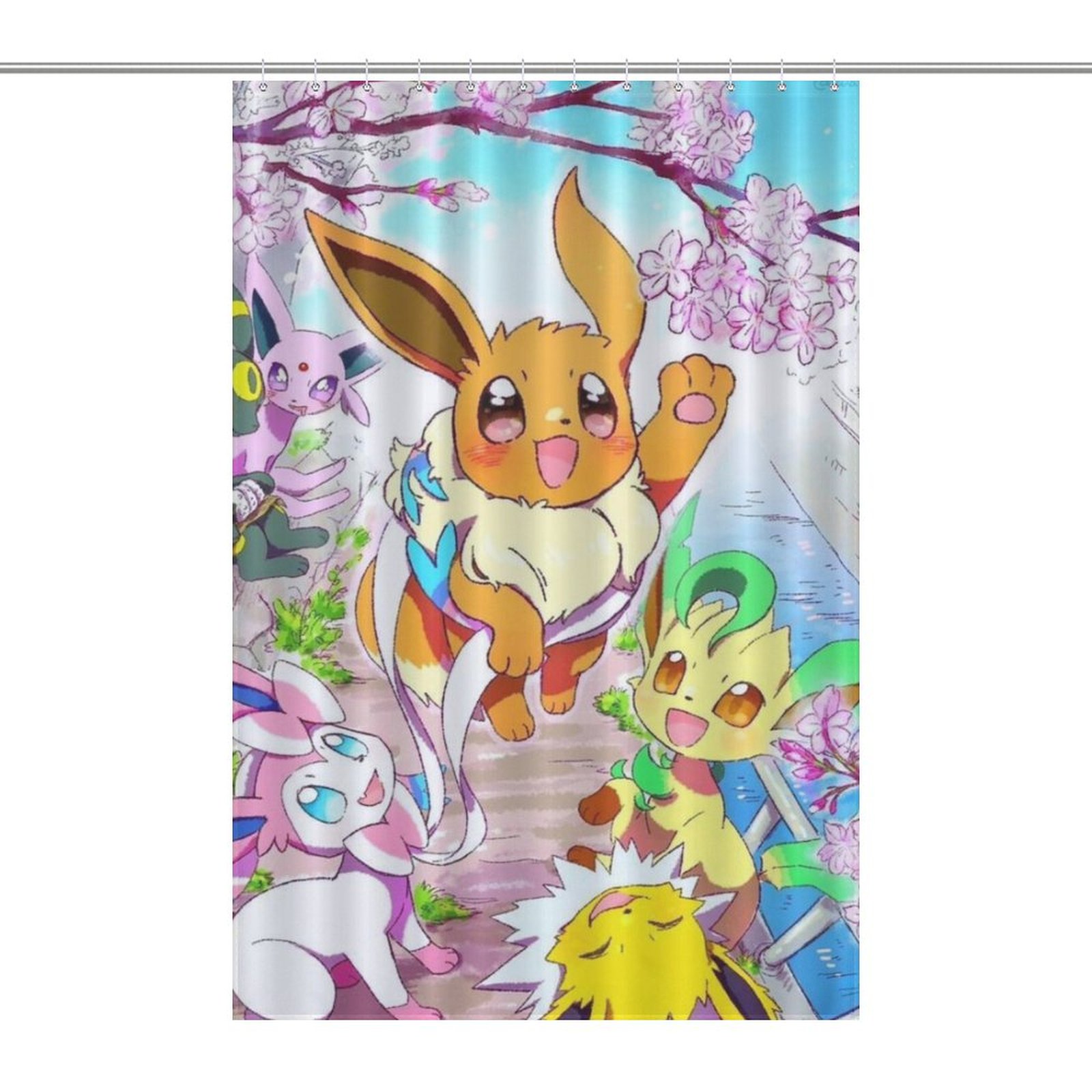 Pokemon Shower Curtain Anime Room Decor Pokemon Merch - Walmart.com
